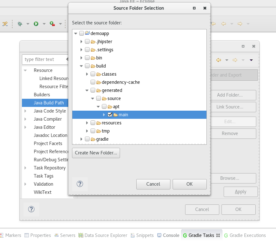 JHipster 中文网 - 设置 Eclipse 使用 Gradle